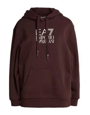 EA7 Sweatshirt Size Cotton, Polyester - Brown