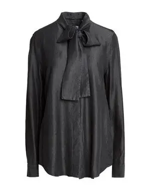 XACUS Denim Shirt Charcoal Size Lyocell - Grey