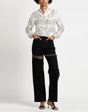 XACUS Paisley Print Viscose Silk Shirt