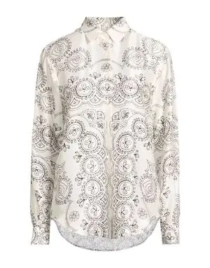 XACUS Paisley Print Viscose Silk Shirt
