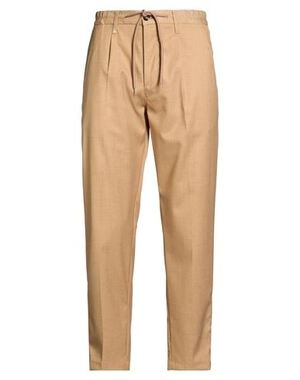 BERNA Tailored Polyester Blend Pants - Beige