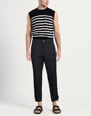 Versace Polyester Tapered Leg Pants With Zip Detail