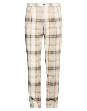 Incotex Tartan Patterned Cotton Pants