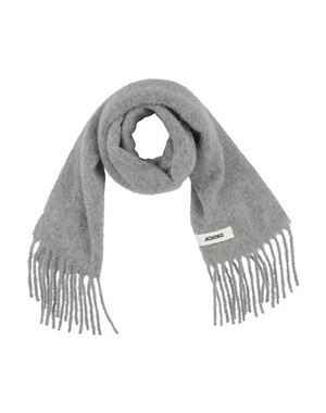 Jacquemus Scarf Mohair Wool, Alpaca Wool, Wool, Polyamide - Light Grey