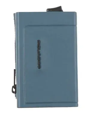 PIQUADRO Cardholder Military Cow Leather - Blue