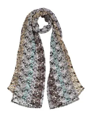 Missoni Scarf Viscose, Metallic Fiber
