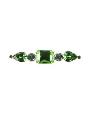 LELET NY Two-tone Crystal Hair Slide - Green