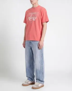 Aries T-shirt Coral Size Cotton
