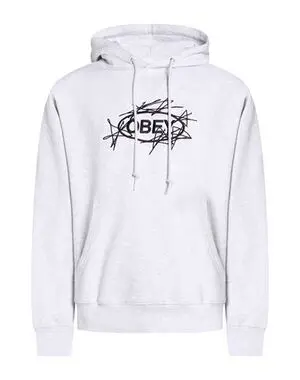 Obey Sweatshirt Size Cotton, Polyester, Viscose - Grey