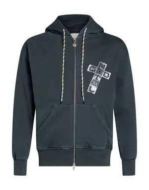 Aries Sweatshirt Charcoal Size Cotton