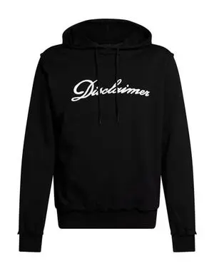 DISCLAIMER Sweatshirt Size Cotton - Black
