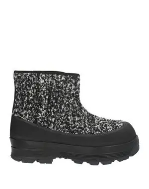 Diemme Badia Shearling Ankle Boots Size Textile Fibers, Rubber, Leather - Black