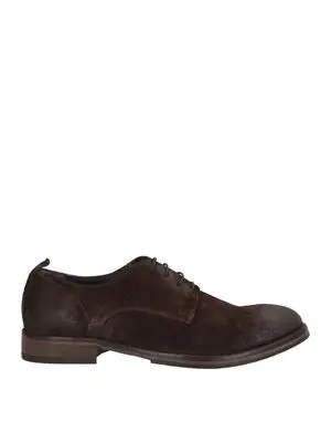 Moma Derby Shoes In Suede - Brown