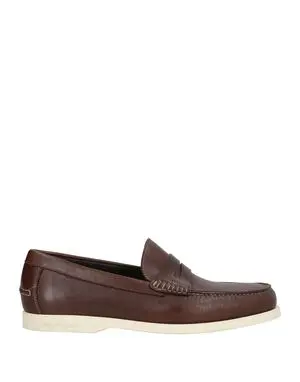 Paul & Shark Loafers Chocolate Size Leather