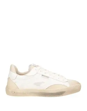 ENTERPRISE JAPAN Leather And Nubuck Low-top Sneakers With Shearling Lining