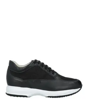 Hogan Leather And Textile Sneakers