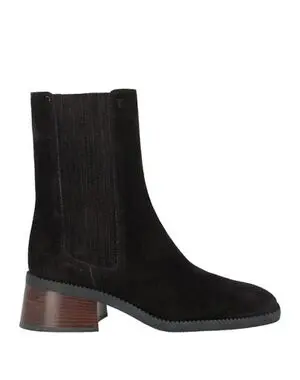 TOD'S Ankle Boots Size Leather, Textile Fibers - Black