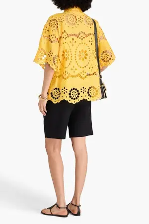 Zimmermann Broderie Anglaise Linen Shirt
