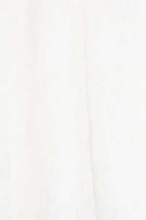 Zimmermann Broderie Anglaise Cotton Midi Skirt
