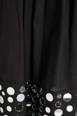 Zimmermann Embellished Ramie Midi Skirt