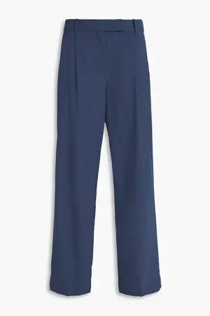 Zimmermann Crepe Straightleg Pants - Navy