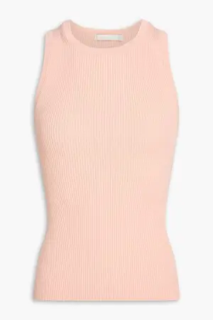 Zimmermann Ribbed Jersey Tank - Blush