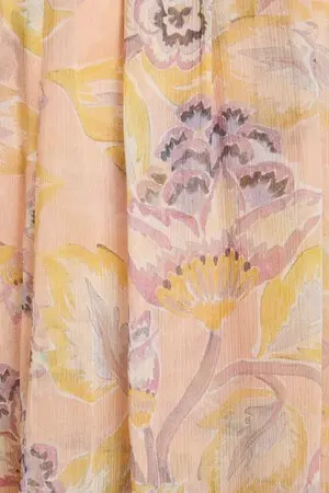 Zimmermann Layered Floral-print Crepe De Chine Midi Dress