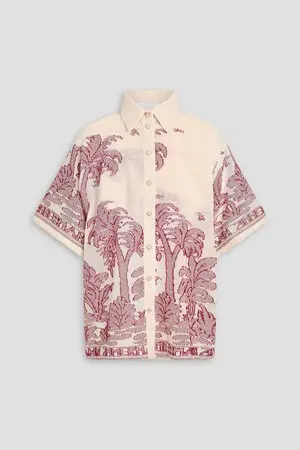 Zimmermann Fil Coupé Cotton Shirt
