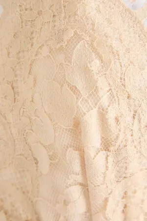 Zimmermann Cottonblend Corded Lace Bra Top