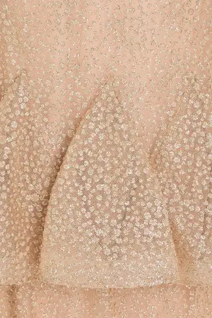 Zimmermann Tiered Glittered Tulle Maxi Dress