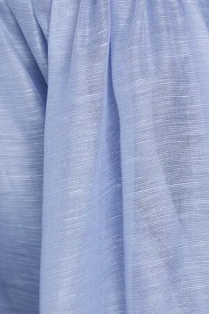Zimmermann Linen And Silk-blend Organza Mini Dress
