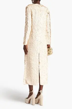 Zimmermann Sequined Silkorganza Midi Dress