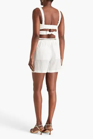 Zimmermann Broderie Anglaise Cotton Bra Top