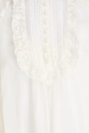 Zimmermann Lacepaneled Ramie Tunic