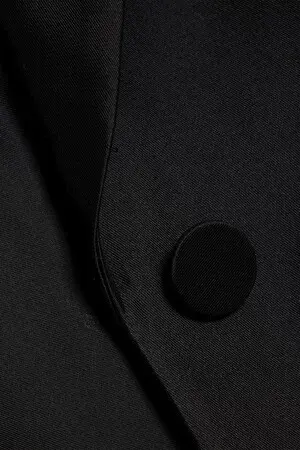 Zimmermann Gathered Silk And Woolblend Blazer