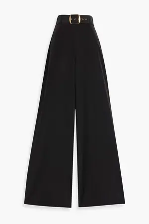 Zimmermann Belted Crepe Wideleg Pants