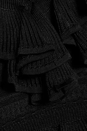 Zimmermann Ruffled Crochetknit Top