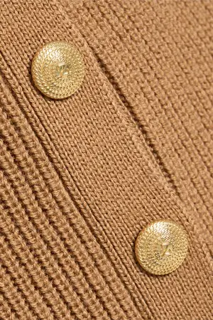 Zimmermann Ribbed Wool Midi Pencil Skirt