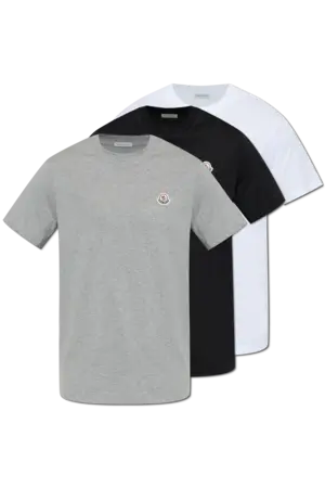 Moncler 3-pack Of T-shirts