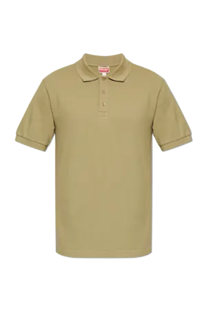 Kenzo Polo With Embroidered Logo - Green