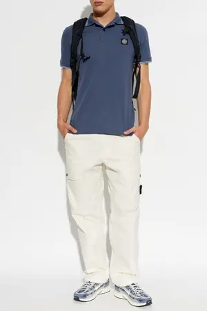 Stone Island Polo With Logo Patch