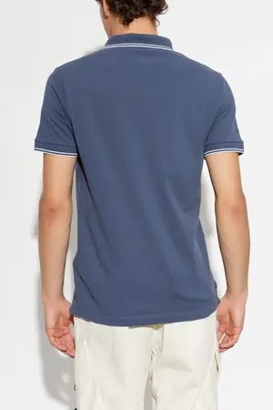 Stone Island Polo With Logo Patch
