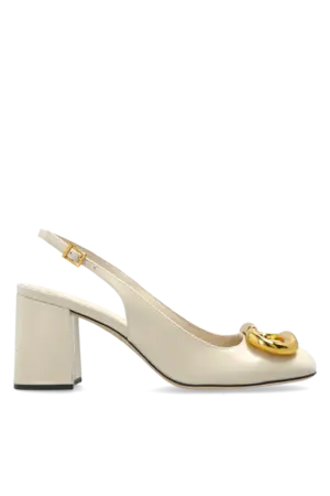 Marc Jacobs Leather Heeled Shoes - Cream