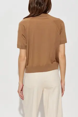 Moncler Wool Top With Crew Neckline