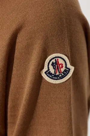 Moncler Wool Top With Crew Neckline