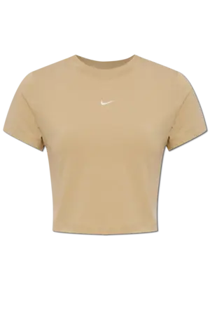 Nike T-shirt With Logo - Beige
