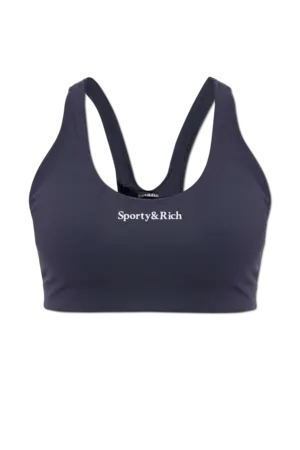 SPORTY & RICH Training Bra From The `yoga Retreat` Collection - Grey