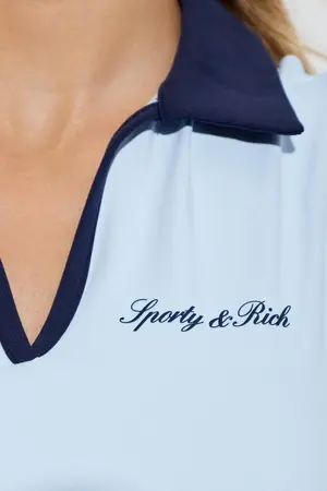 Sporty & Rich Beverly Hills Tennis" Sleeveless Top