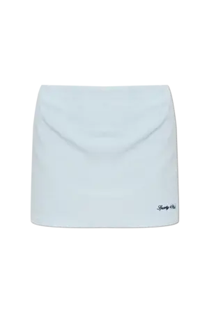 SPORTY & RICH Terry Mini Skirt - Blue