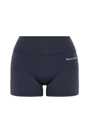 SPORTY & RICH Yoga Retreat" Short Leggings - Grey